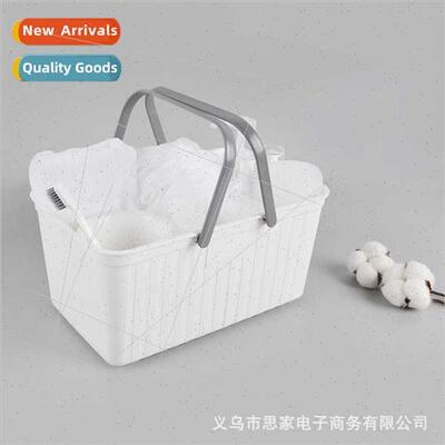 Whe unprinted wind home shower bath basket plastic handheld