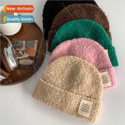 2023 knted landlord cap female winter advanced sense warmth
