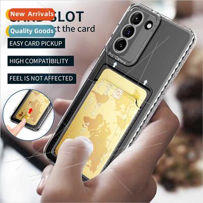 适用Samsung S24Ultra Angel Eyes Transparent Card Case Phone