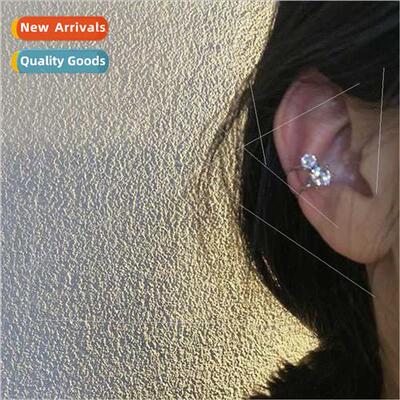 Exquise small details ultra-flash zirconia rhinestone ear bo