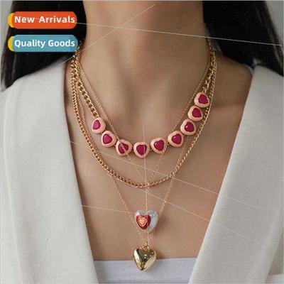 Stacking Necklace Women Europe Fashion Long Earrings