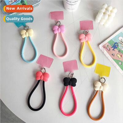 Cartoon bow bracelet lanyard phone case wrist ring bracelet