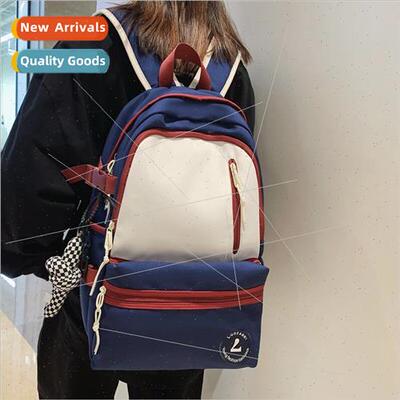 Shoulder bag female ins high  colourful new student schoolba