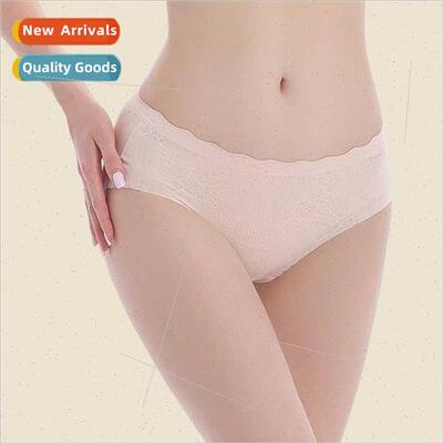 lk mid-waist panties female jacquard whout traces lace pure