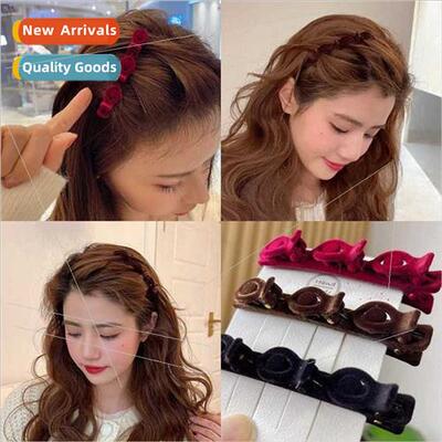 new flocking hair clips hairball duckbill clip female side h