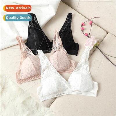 Autumn new gathering collect vice breasts silk bra thin brea