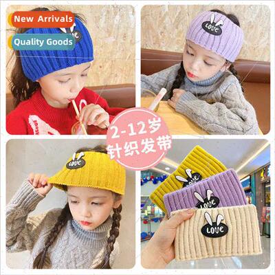 Children Hairbands Wide Kn Sports Girls ttle Girls Warm Fore