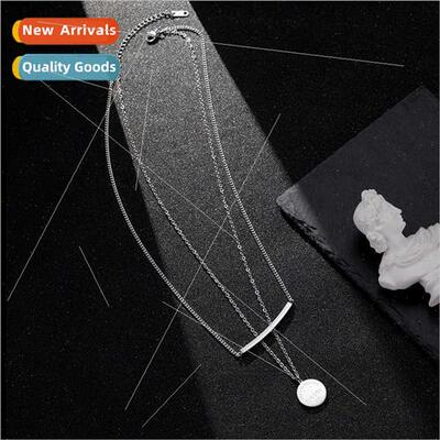 New fashion couple Korea ethnic tanium steel necklace collar