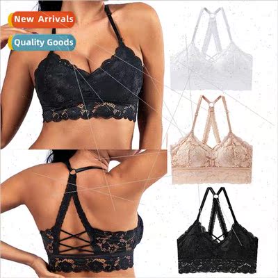 Women's Sexy Lace Bra Comtable Non-wireless Underwear Pu