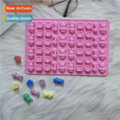 licone 48 button Bear chocolate cake Jelly pudding soap cake