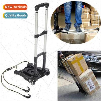 Trolley Aluminum Shopping Cart Portable Folding ggage Cart S