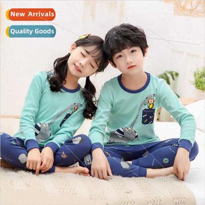 2022 new children thermal underwear set boys girls cotton bo