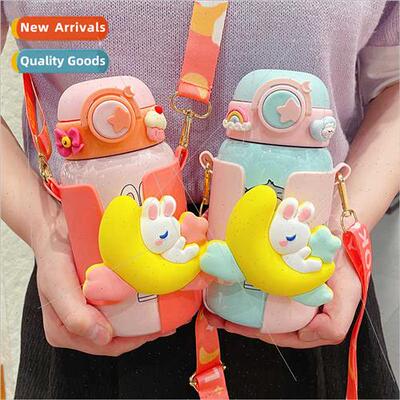 316 children  cup straw portable water cup kindergarten scho