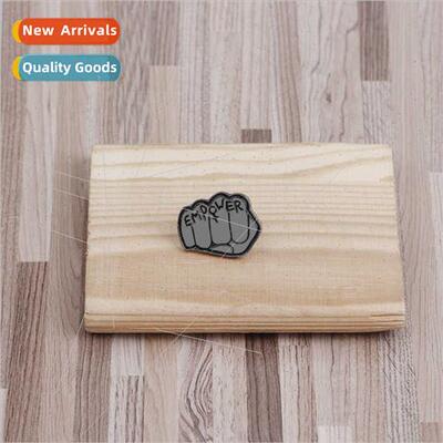 New  American exaggerated fun fist brooch bag clothing acces