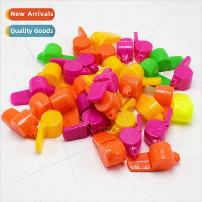 Multi-color 46MM plastic children toys whistles cheering whi