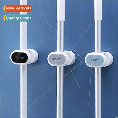 Italian cocoa wall-mounted bathroom mop cloth storage rack f