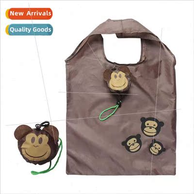 creative cartoon monkey environmental polyester folding shop