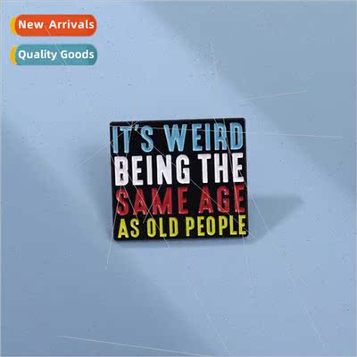 New creative colourful letters alloy lacquer badge accessori