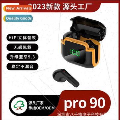 new PRO90 digal display in-ear true wireless bluetooth heads
