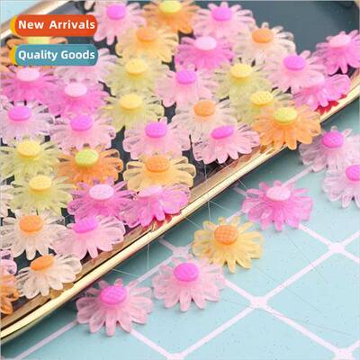 Daisy flower sunflower resin diy phone case simulation cream