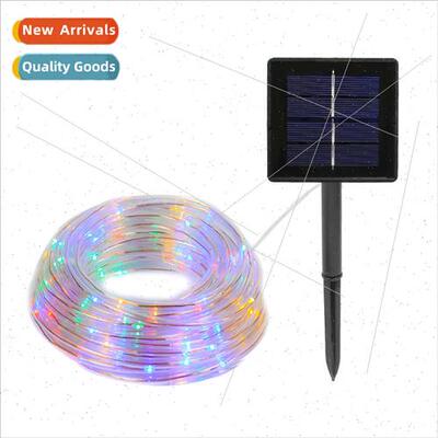 Solar Tube ght String Copper Wire PVC Rainbow Tube Outdoor W