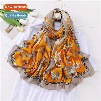 Early fall new scarf shawl air-condioning room flowers femal