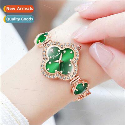 /Peakwave Chalcedony four-leaf clover bracelet fashion water
