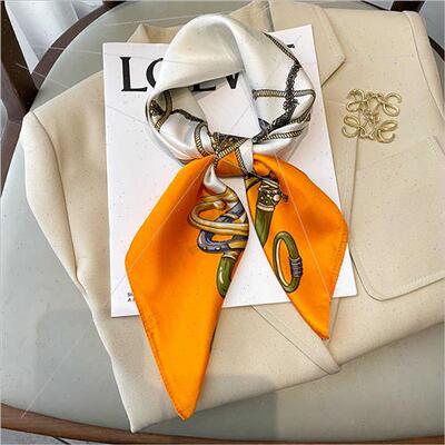 2022 Korean  new spring fall fashion temperament small squar