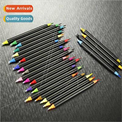 Dual Tip Watercolor Brush Pens Colorful Outlining Brushes So