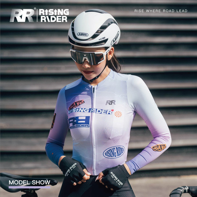 RR2025春夏新款印花长袖骑行服