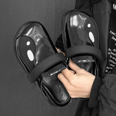 夏季网面透气包头勃肯半拖一脚蹬