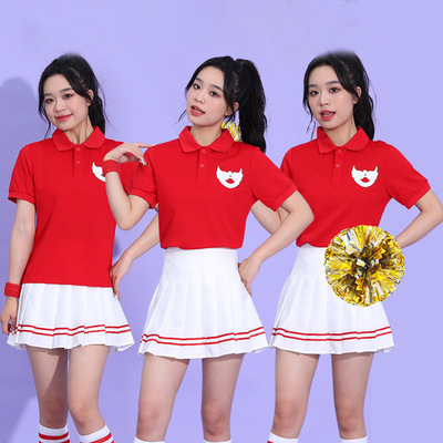 apink女团同款爵士舞韩团体舞台啦啦队操表演出服打歌服套装成人