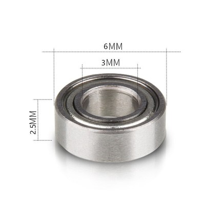 3*6*2.5mm微型深沟球轴承MR63ZZ MR63轴承钢材质小轴承