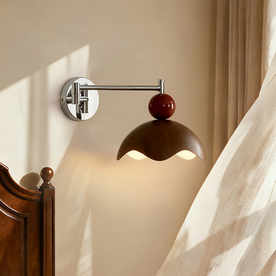 出口品质中古摇臂蛋壳壁灯