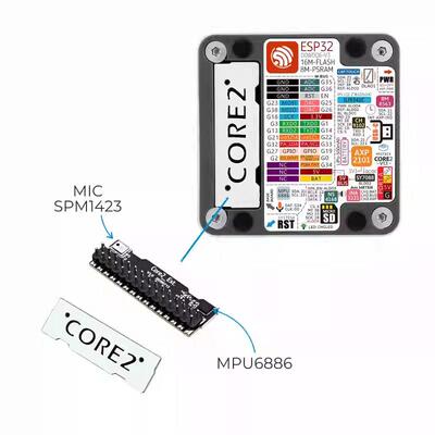官方M5Stack Core2 v1.1 ESP32触摸屏IoT开发套件 图形化编程主控