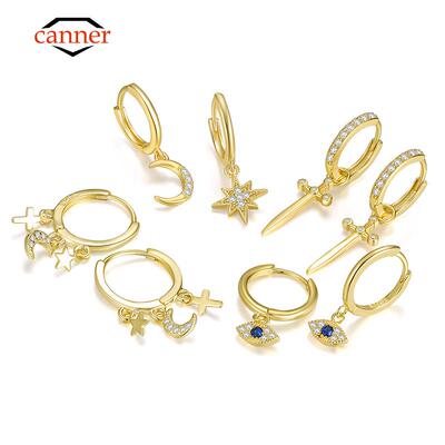 CANNER Luxury 925 Sterling Silver Ear Cartilage Piercing