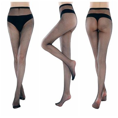 Nude Black Women Fishnet Net Stocking Hoise Pantyhose Tights