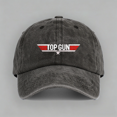Top Gun 壮志凌云电影阿汤哥汤姆克鲁斯logo定制棉棒球帽鸭舌帽子