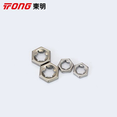 304/316不锈钢M6--M24扣紧螺母螺帽卡扣DIN7967螺母自锁防松螺母