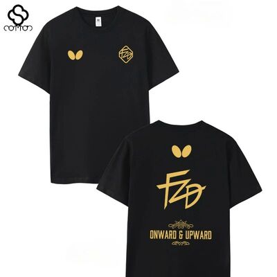 2025 Summer New Table Tennis Clothes Cultural Shirt Pure Cot