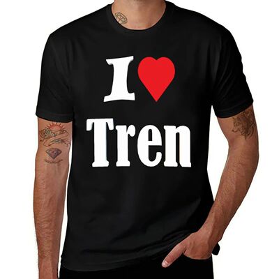I Love Tren T-Shirt baggy shirts heavyweights oversized grap