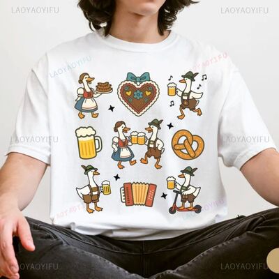 German Octoberfest Party Funny Fall Polka Festival Woman Man