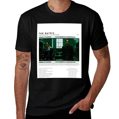 The Matrix Movie Poster T-Shirt vintage t shirts shirts grap