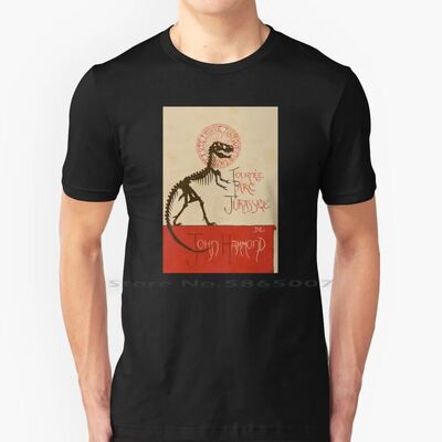 Tournee Du Parc Jurassique 100% Cotton T Shirt Dinosaur Tyra