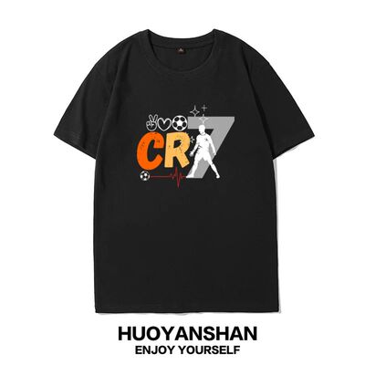 2025 Summer Trend Popular Knight Print Letter Korean Version