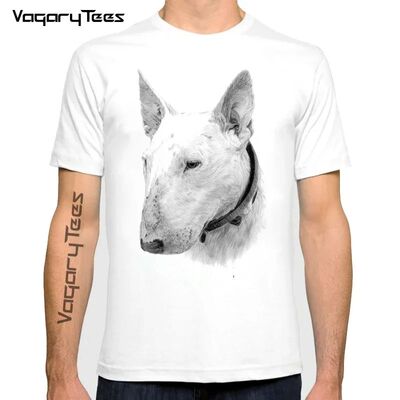 English Bull Terrier dog pencil drawing Funny T Shirt for Me