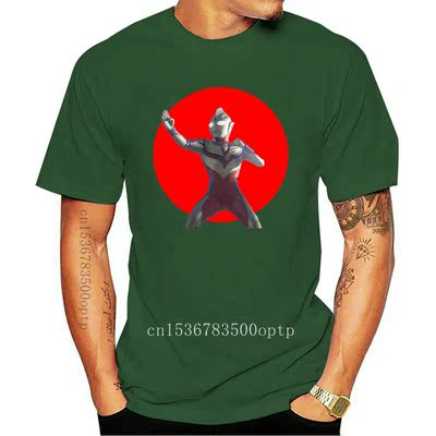 New Ultraman Printing T-Shirts Men Ultra Crusader Short Slee