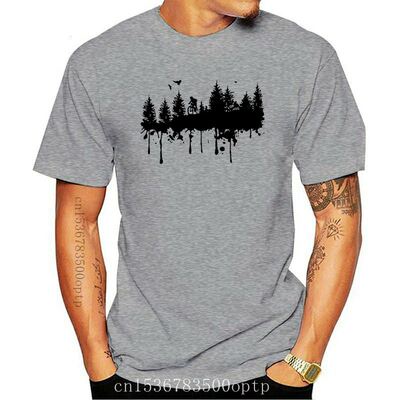 New Forest print performance mountain bike technical wicking