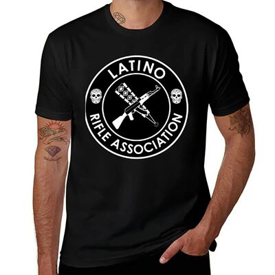 Latin Rifle Association T-Shirt vintage t shirts baggy shirt