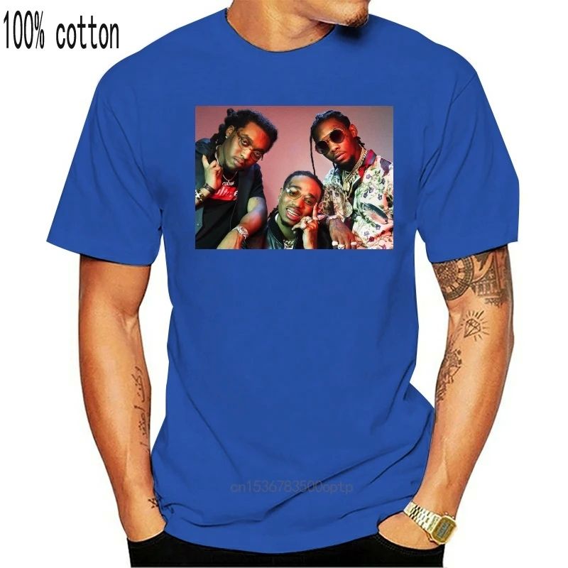 Migos 90s Vintage Unisex Black Tshirt Men T Shirt